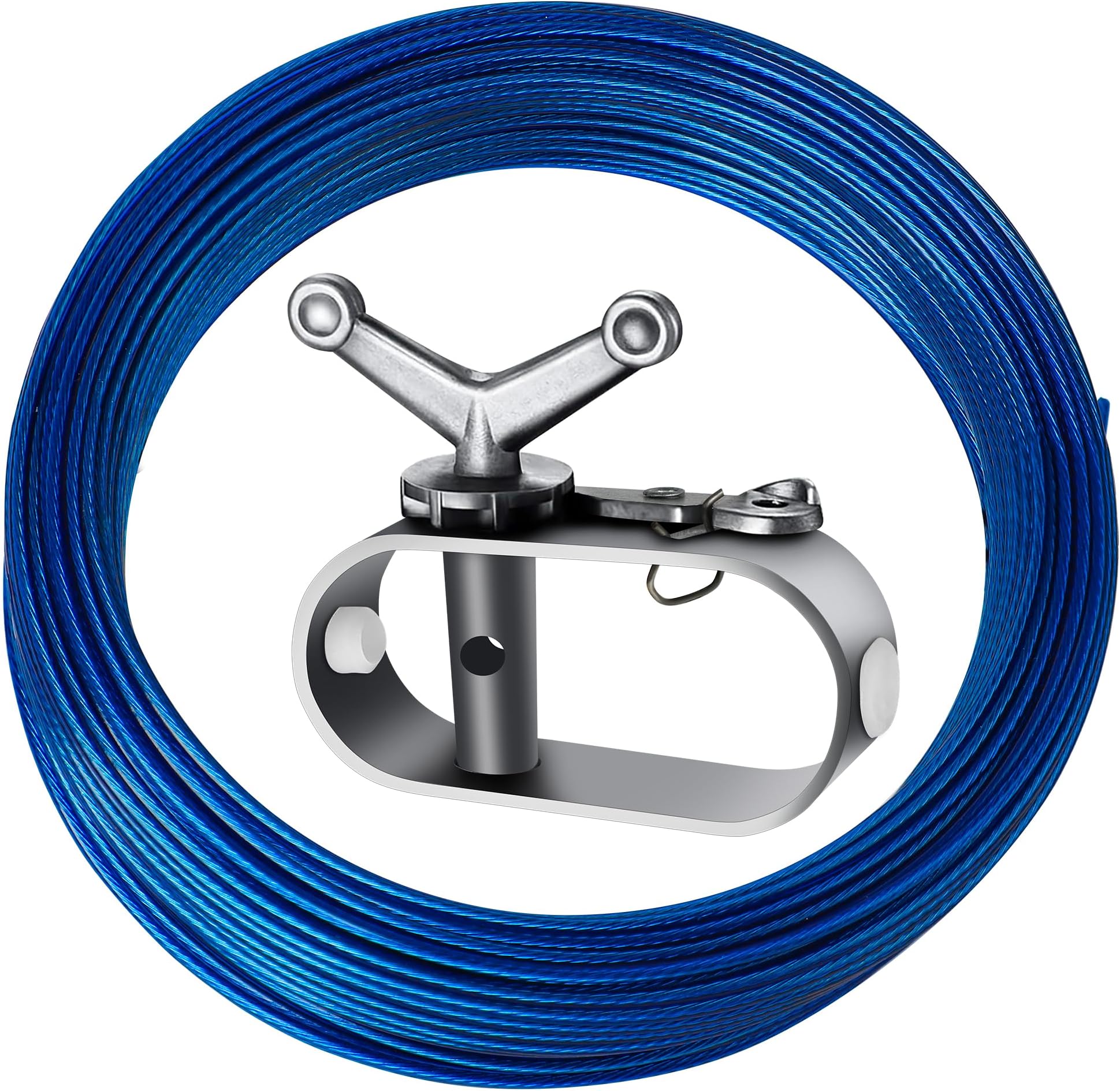 Amazon.com : 100ft Swimming Pool Cover Cable and Winch Kit for Winter ...