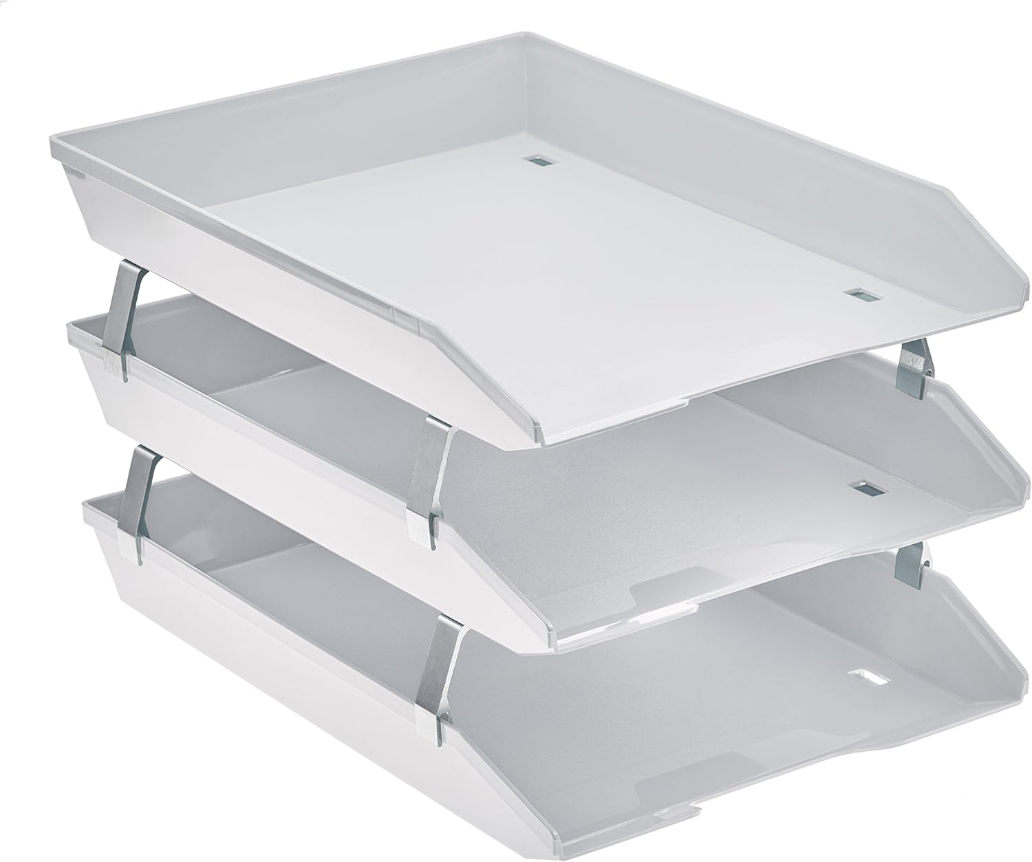 Amazon.com: Acrimet Facility 3 Tier Letter Tray Front Load Plastic ...