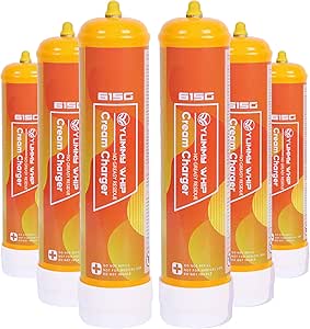 Amazon.com: Yummy Whip Whipped Cream Charger, 0.95L 615G Food Grade ...