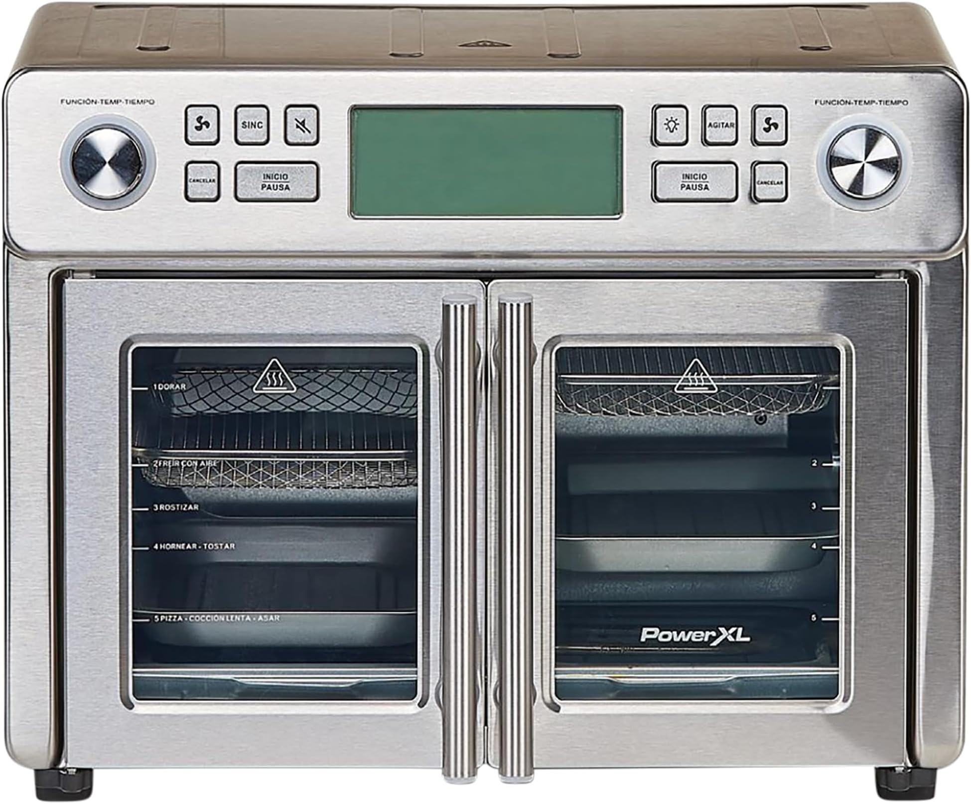 Amazon.com: PowerXL Duplex SmartSynx Dual Zone 25-Quart Toaster Oven ...
