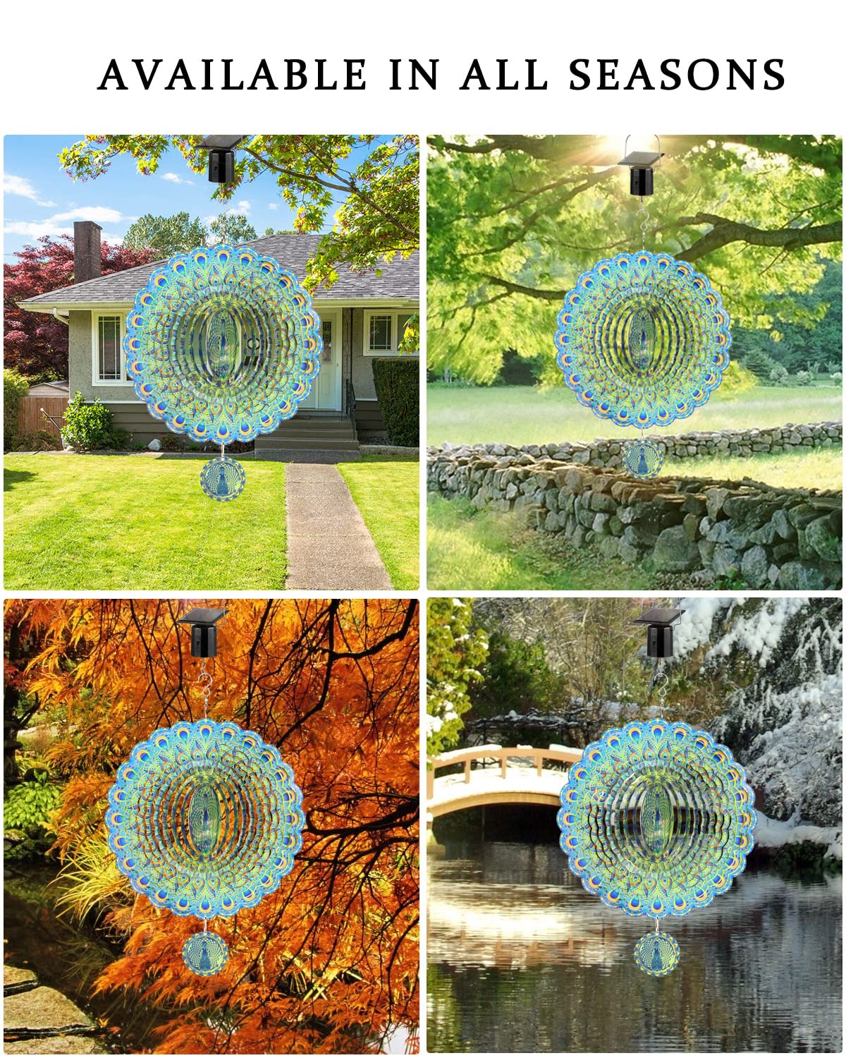 Solar Powered Wind Spinner Motor