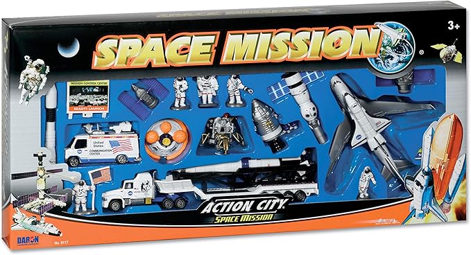 Amazon.com: Space Mission 20 Piece Play Set : Toys & Games