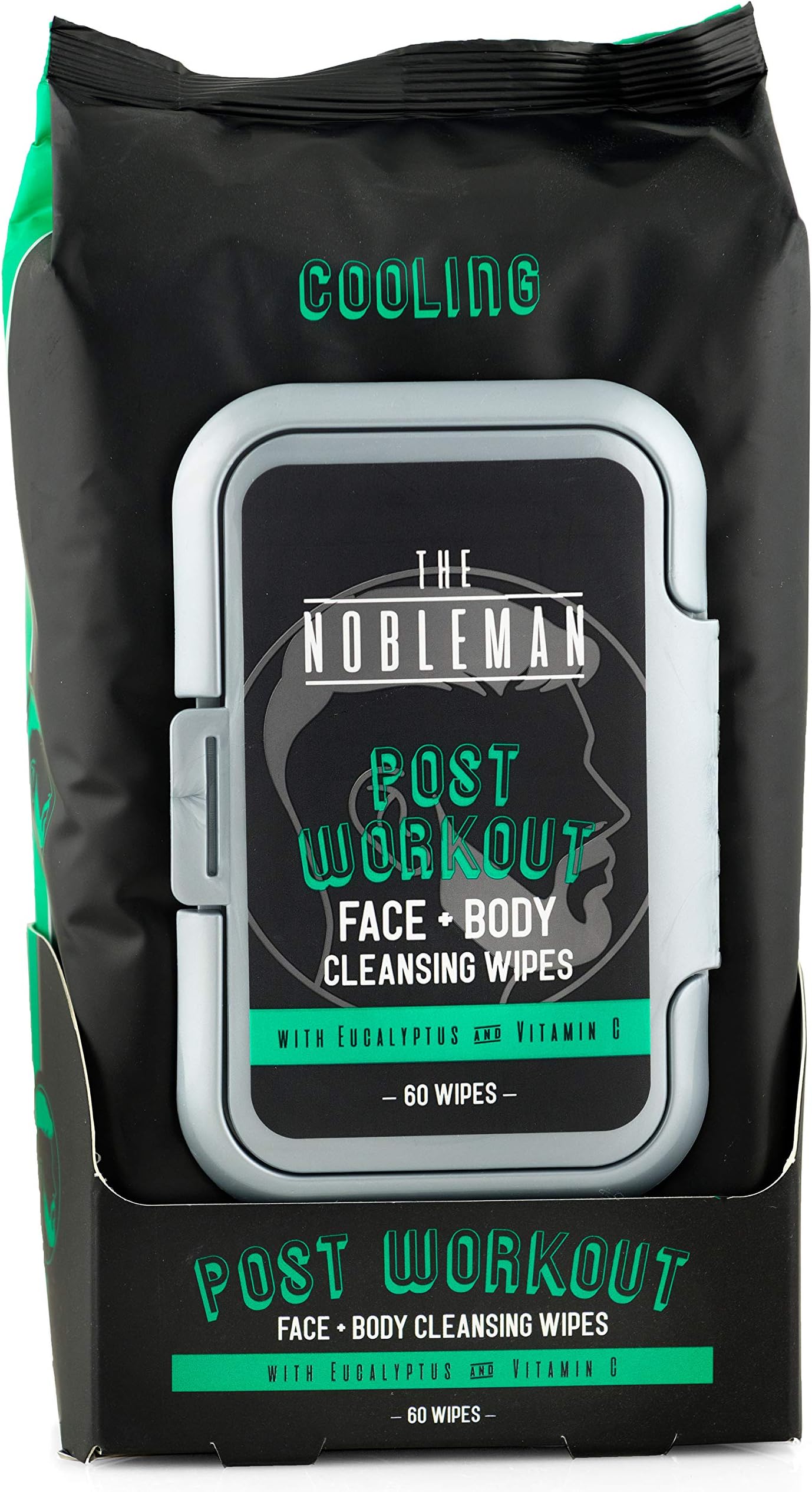 Amazon.com: Men's Post Workout Face + Body Cleansing Wipes - 60ct ...
