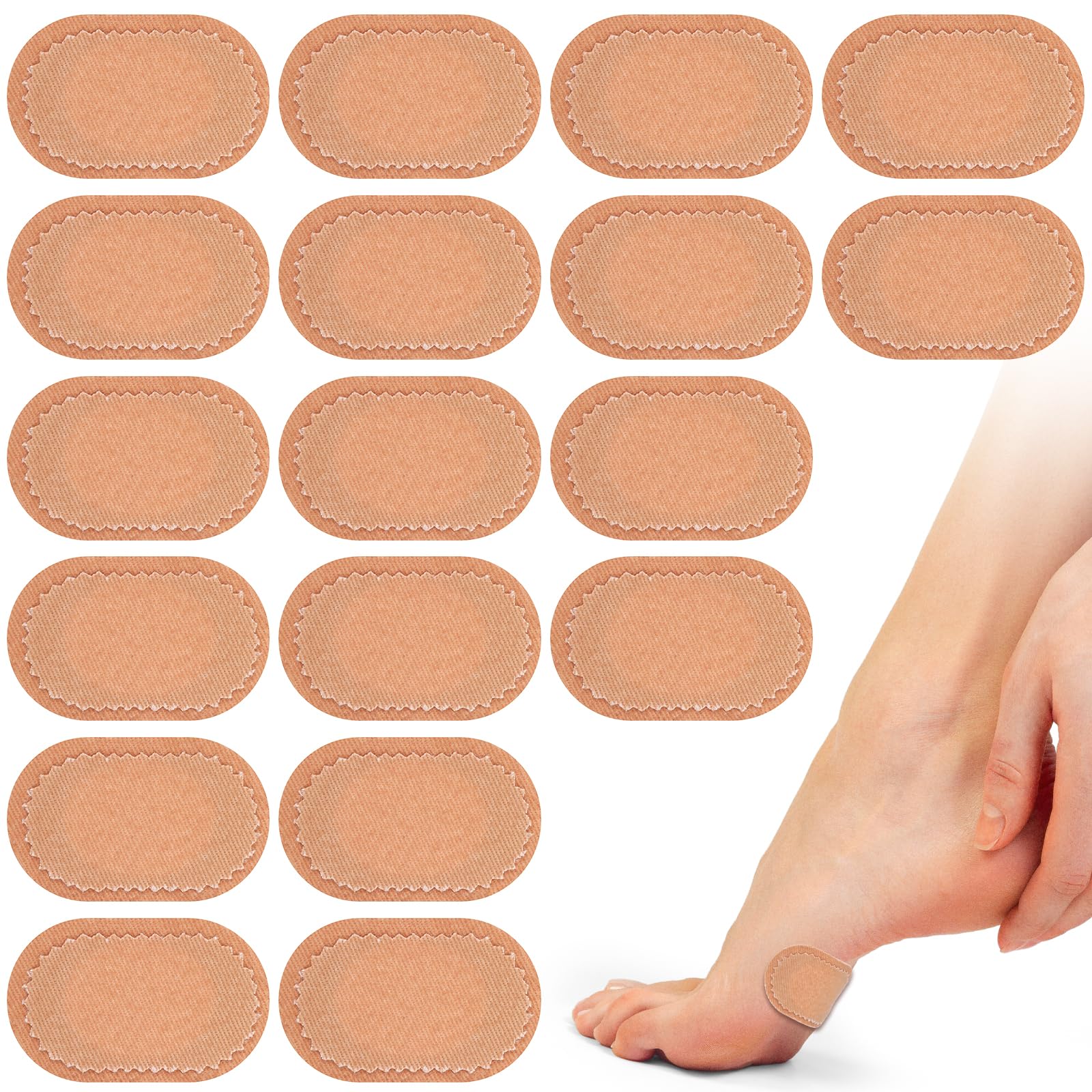Ouligay 18Pcs Bunion Cushions Pads Self-Adhesive Bunion Foot Pads to ...