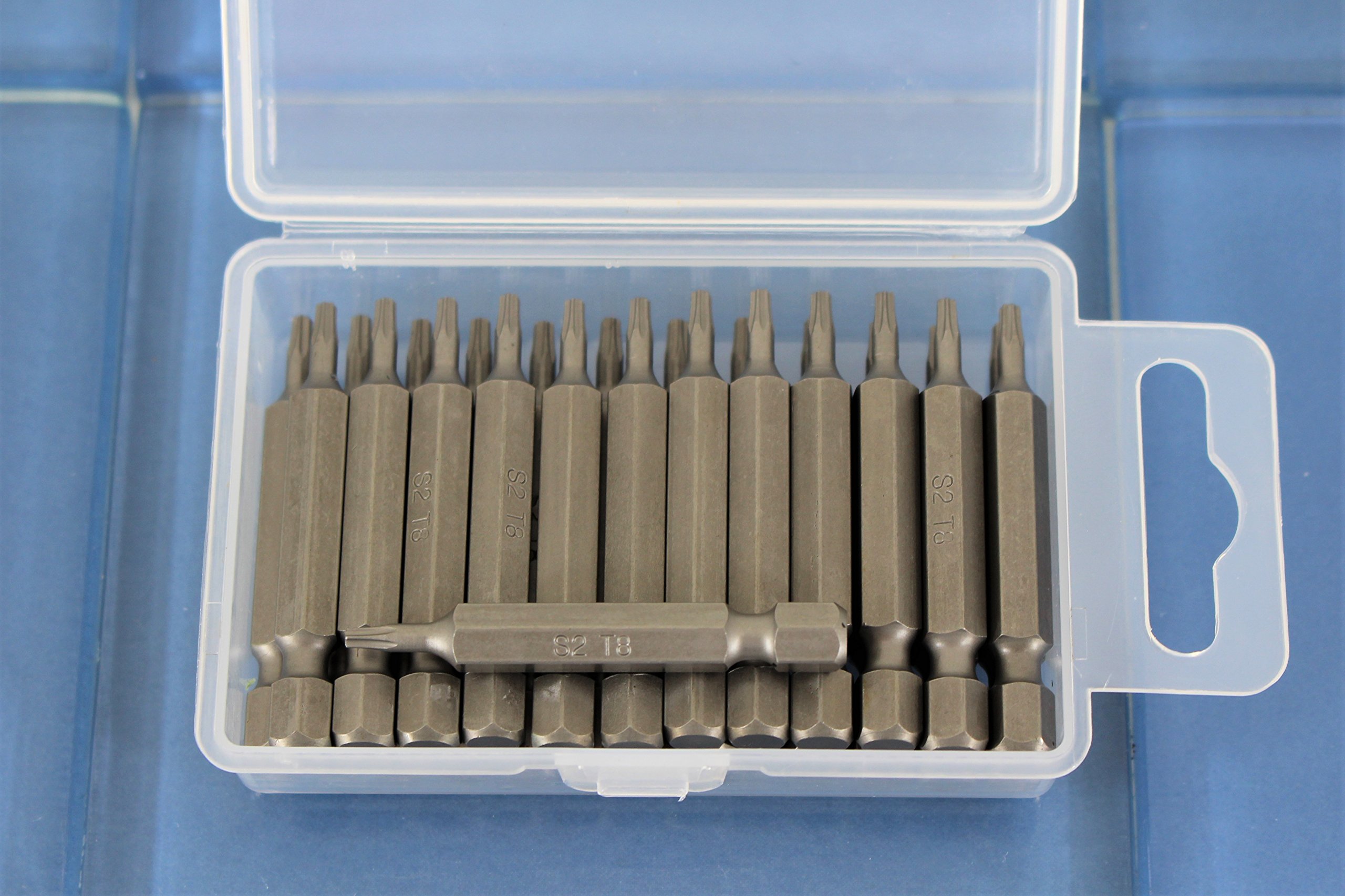 Snapklik.com : TEMO 25 Pcs T8 Torx Star Head Screwdriver Bit Set