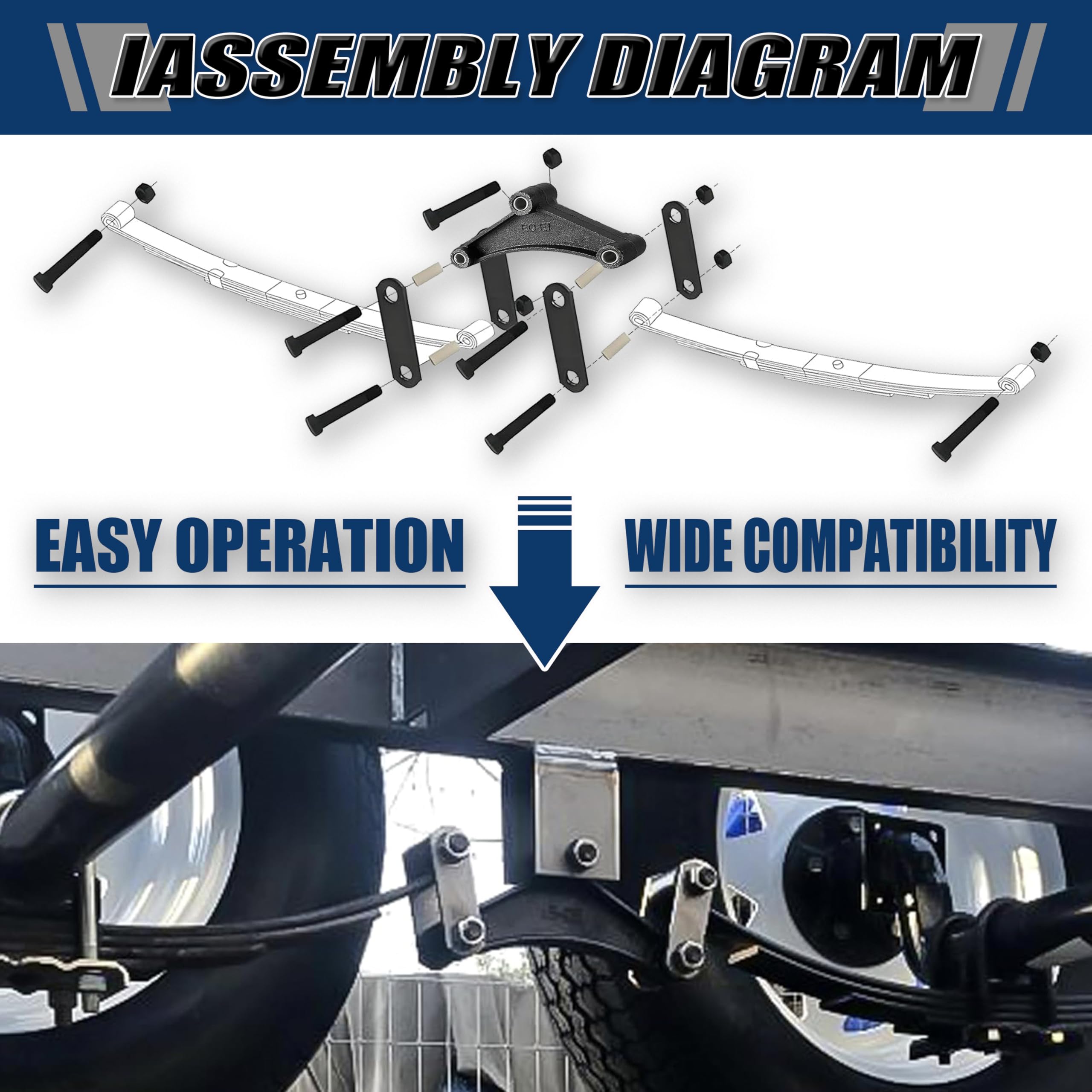 Trailer Spring Kit Trailer Axle Shackle, Tandem Trailer Axle Shackle ...