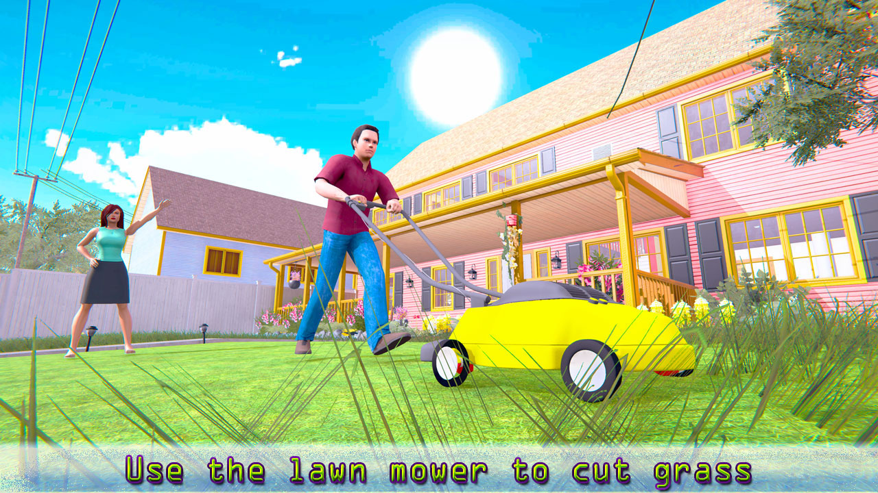 Virtual Family Simulator Game Working Mother Simulator Happy Family ...