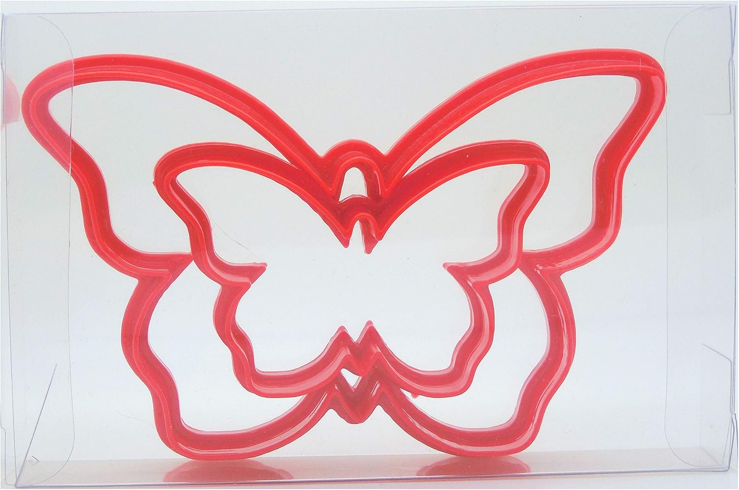 Butterfly Cookie Cutter Set of 2, Biscuit, Pastry, Fondant Clay Cutter ...