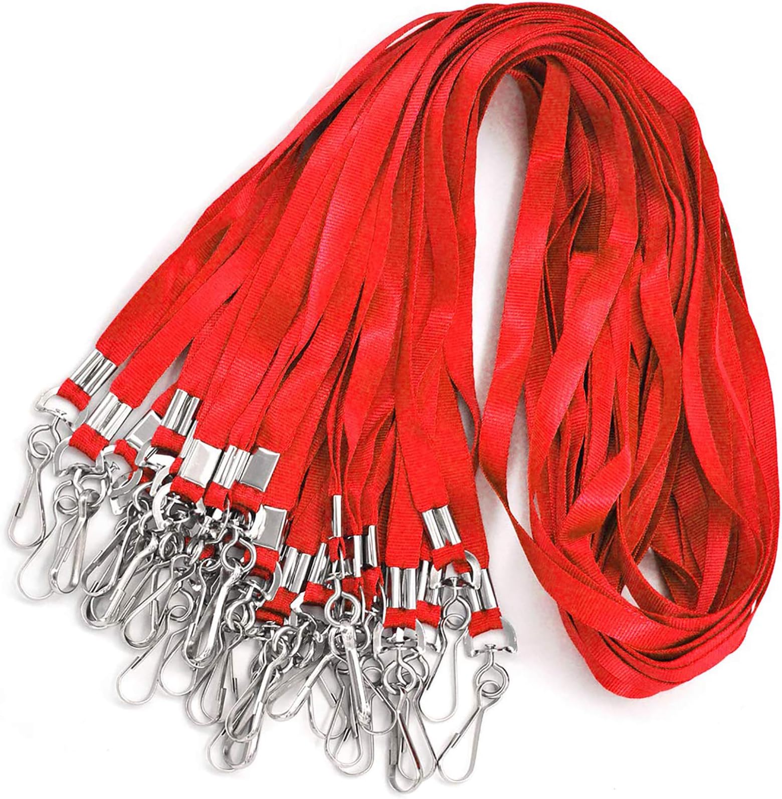 Amazon.com: Safety Breakaway Lanyard with J-Hook Flat Lanyards for ID ...