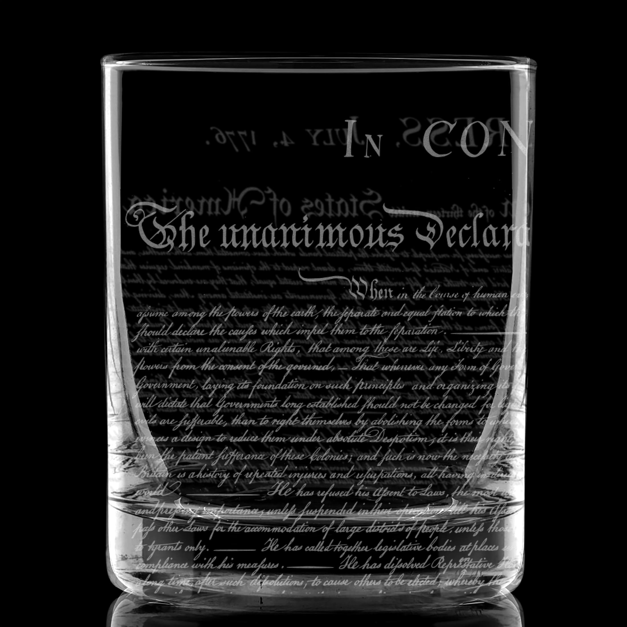 Snapklik.com : DECLARATION OF INDEPENDENCE Engraved 11oz Whiskey Rocks ...