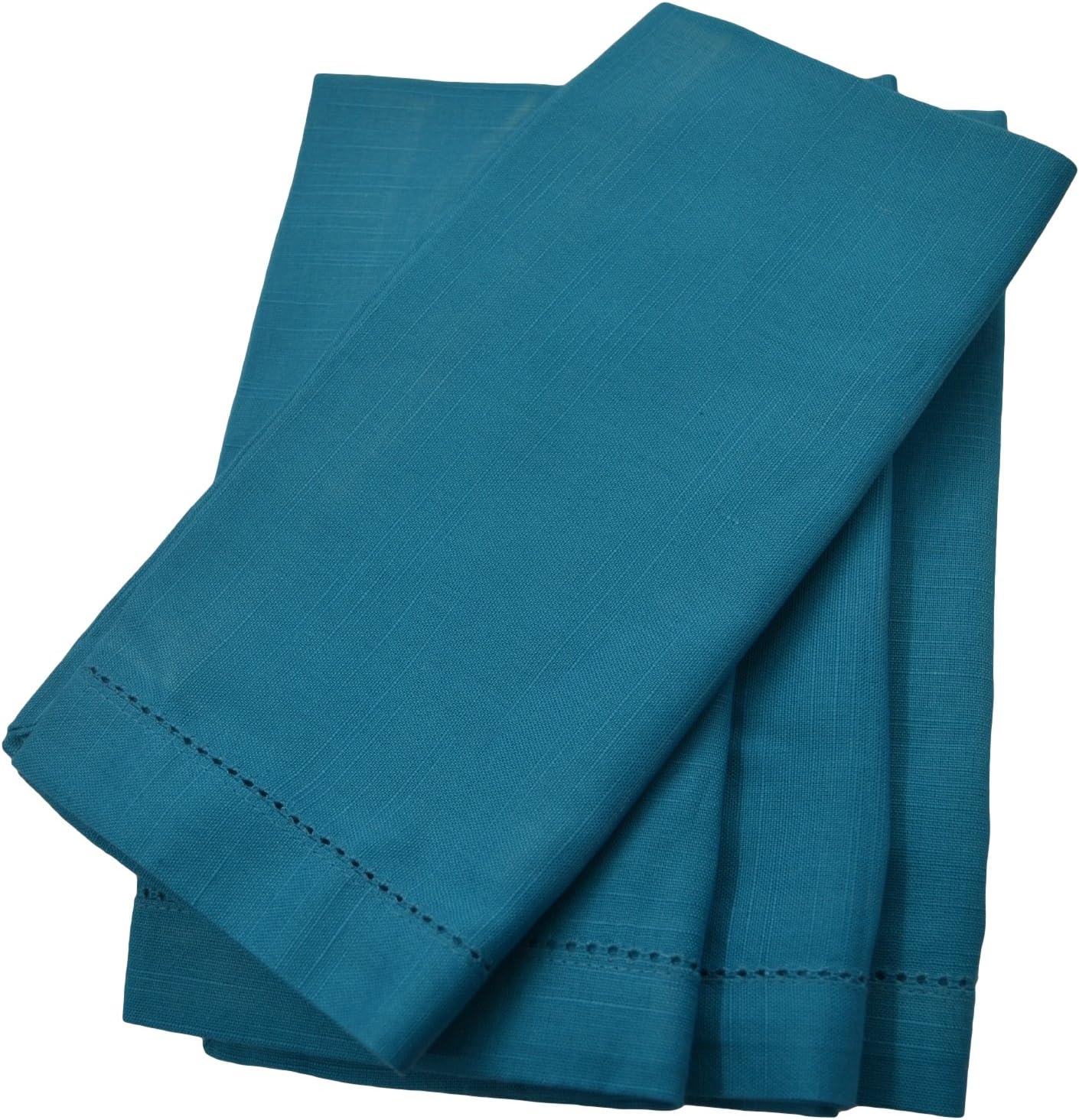 Amazon.com | Turquoise 20x20 Hemstitch Dinner Napkins 1 Dozen: Cloth ...