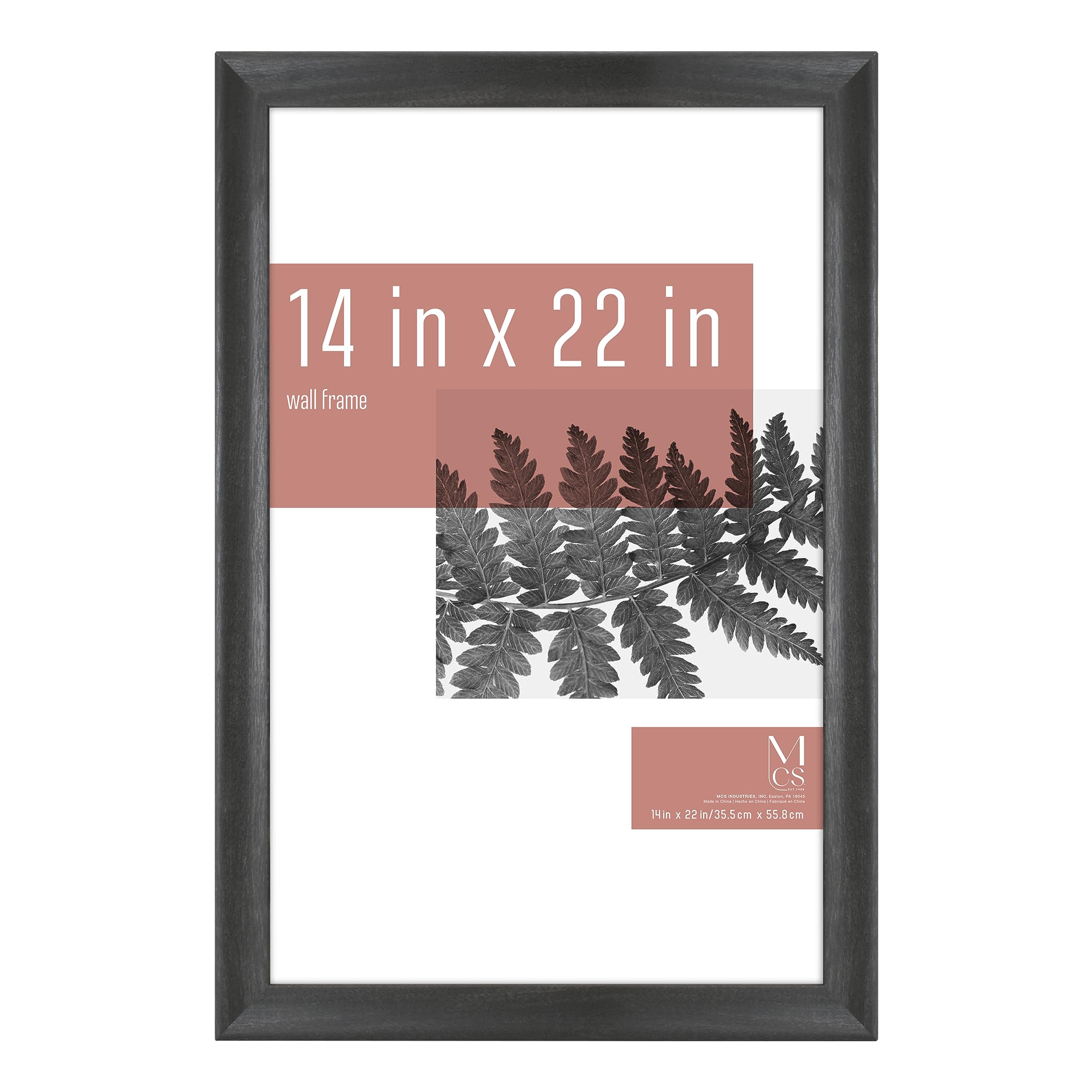 Amazon.com - MCS STUDIO GALLERY 2 FRAME 14X22 BLACK WOODGRAIN