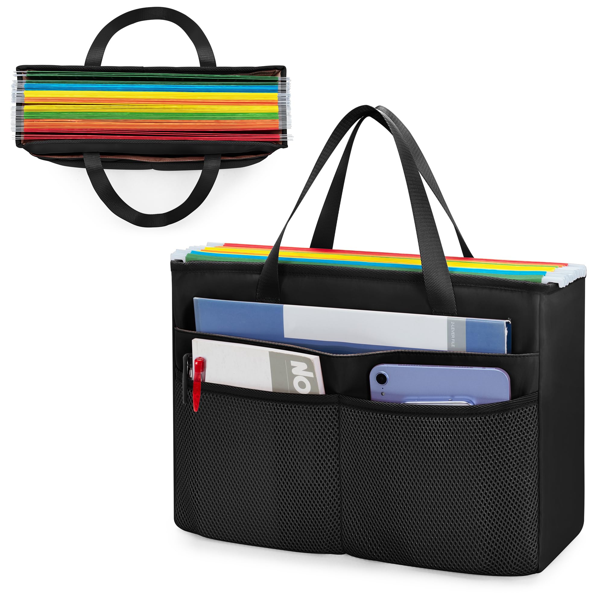 Amazon.com : Prokva Desk File Organizer Tote Bag for Legal Size File ...