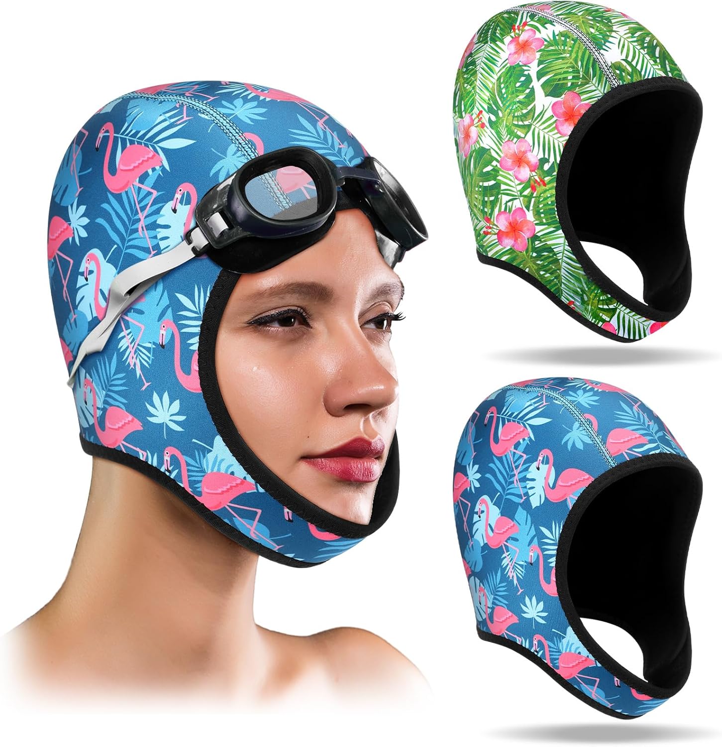 Amazon.com : Bunnycool 2 Pcs Summer Neoprene Diving Hood Thermal ...