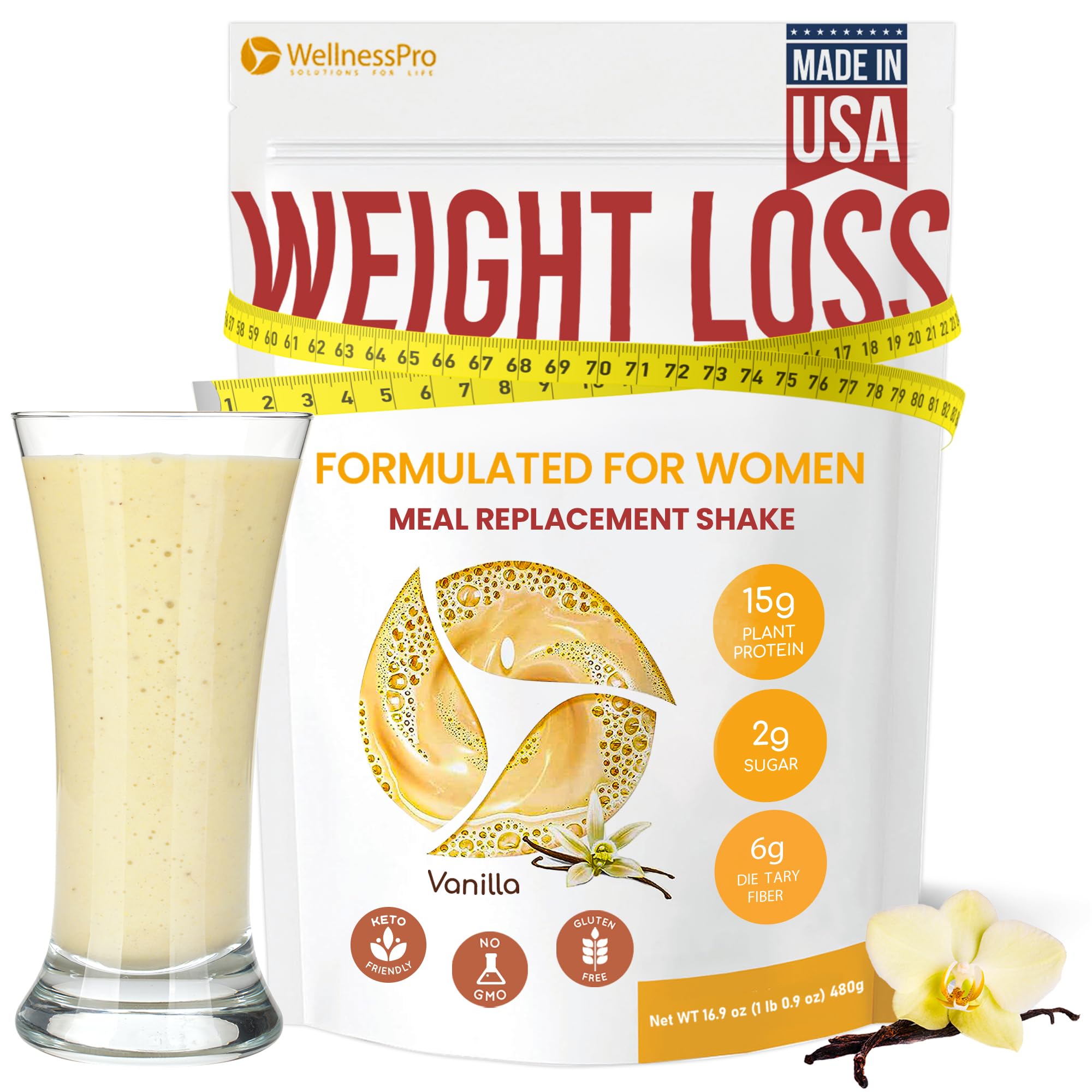 Amazon.com: HARMONIFY Meal Replacement Shake for Women with Vanilla ...