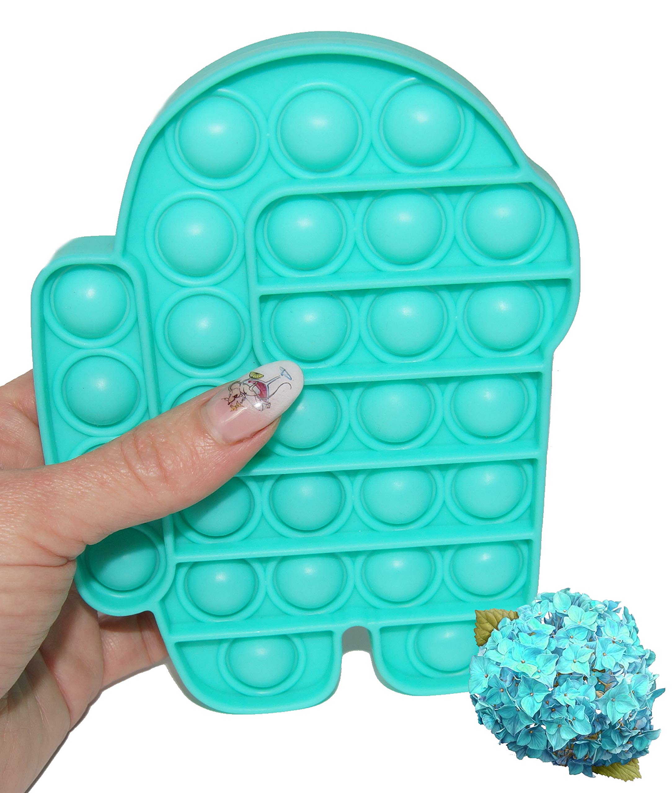 Tangle Fidget Toys Blue Fidget Poppers Among Us Blue Poppers ...