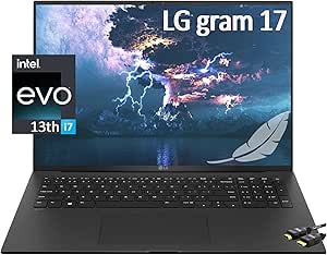 Amazon.com: LG Gram 17 - Laptop ultraligera, Intel Evo Platform 13ª generación Intel 12-Core i7 ...