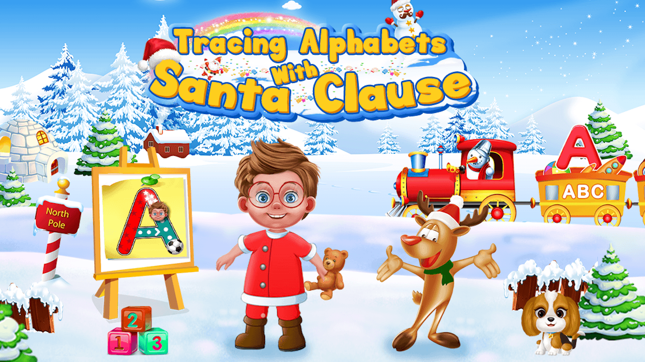 Tracing Alphabets & Numbers With Santa - Learn ABC &123 - App on Amazon ...