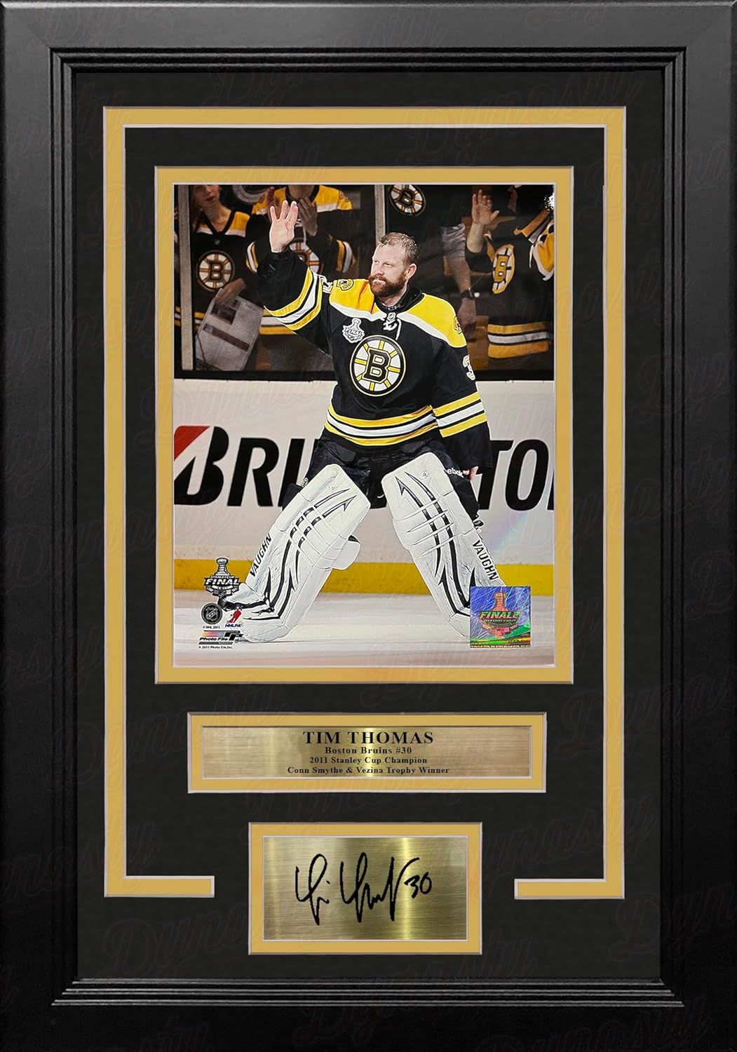 Amazon.com: Tim Thomas 2011 Stanley Cup Finals Boston Bruins 8" x 10 ...