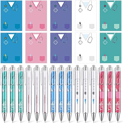 Amazon.com: Fuutreo 30 Pcs Funny Notepads with Pens Nurses Week Gifts ...
