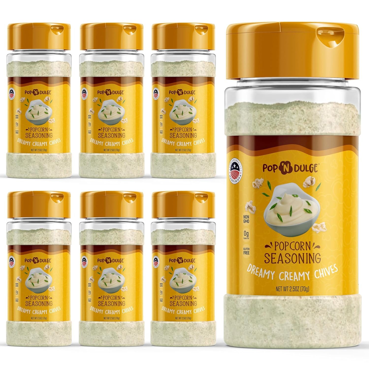 Amazon.com : Popcorn Seasoning Dreamy Creamy Chives Gourmet Popcorn ...
