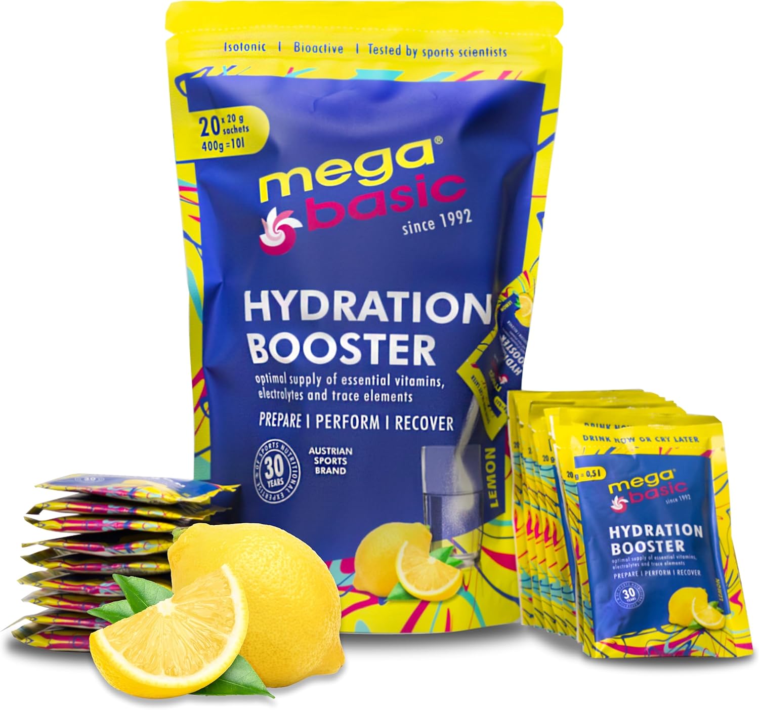 Mega Basic® Hydration Elektrolyt Pulver - Basisch-Isotonisches ...