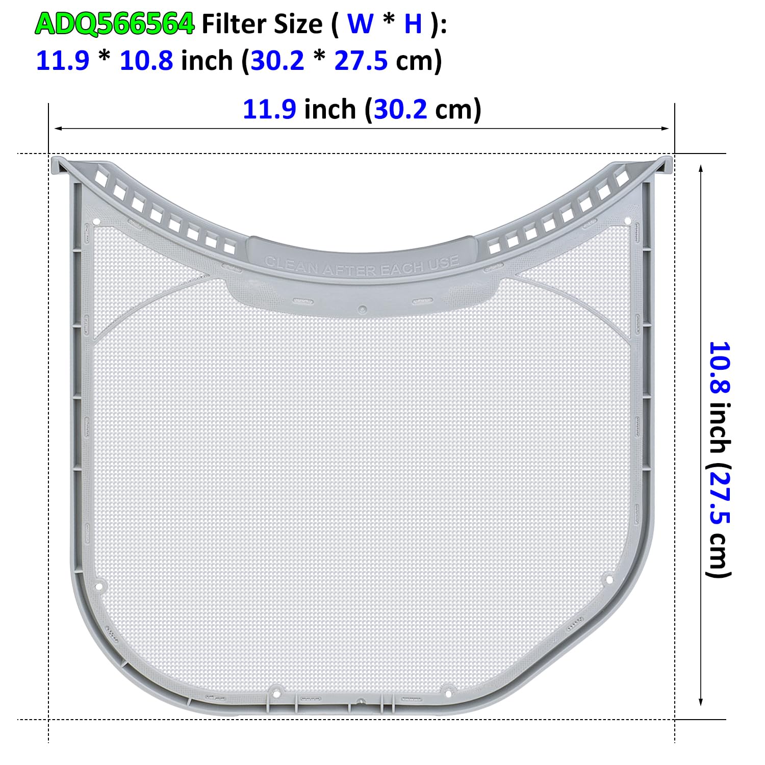 Snapklik.com : Uszily ADQ566564 Lint Filter Replacement For LG And ...