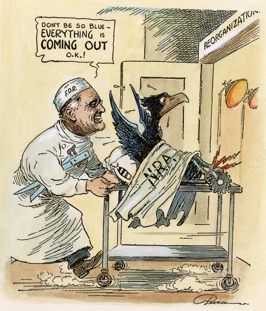 National Recovery Administration Political Cartoon