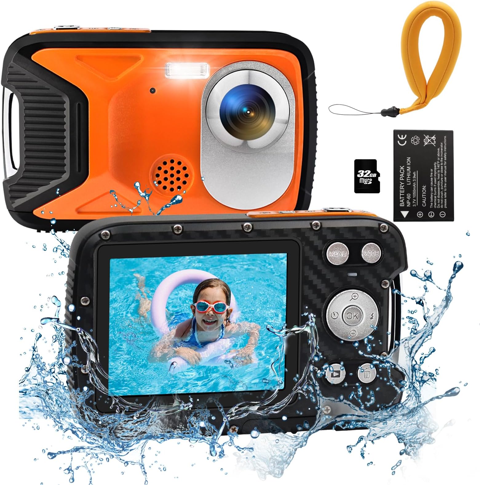 Amazon.com : Nikon COOLPIX AW100 16 MP CMOS Waterproof Digital Camera ...