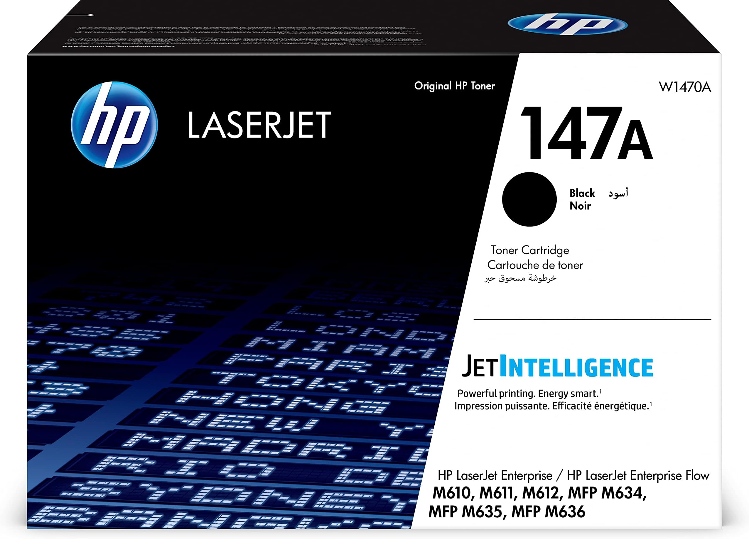 Amazon.com: HP 147A Black Toner Cartridge | Works with HP LaserJet ...