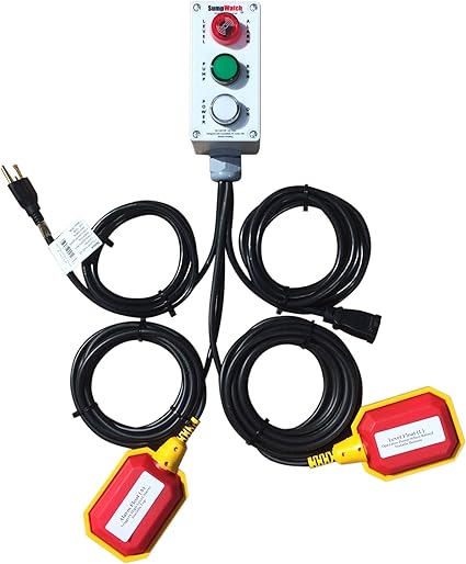 Sump Watch Indoor/Outdoor High Water Alarm w/Pump Monitor for Outdoor ...