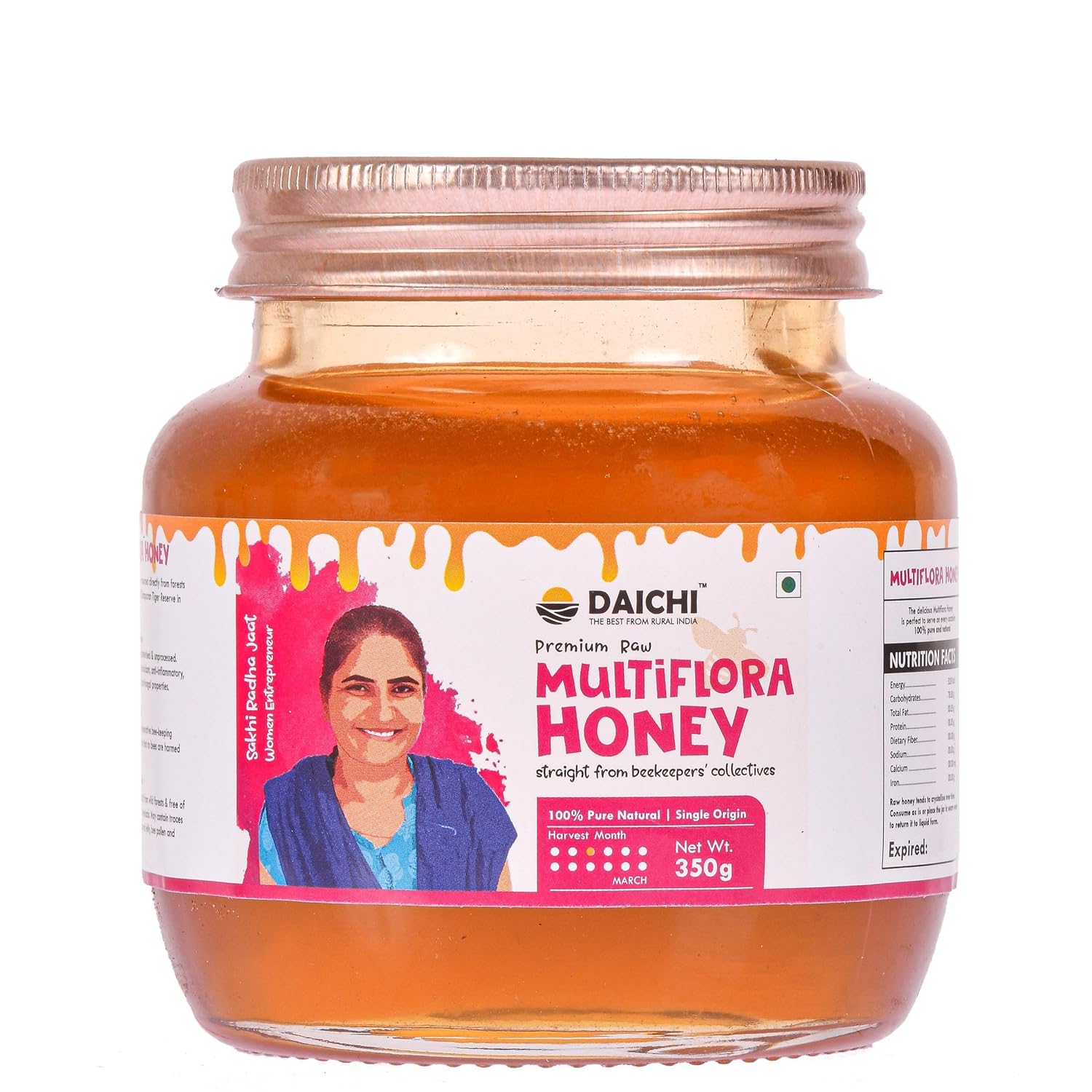 Daichi Multiflora Honey - 100% Raw & Unprocessed, Straight from ...