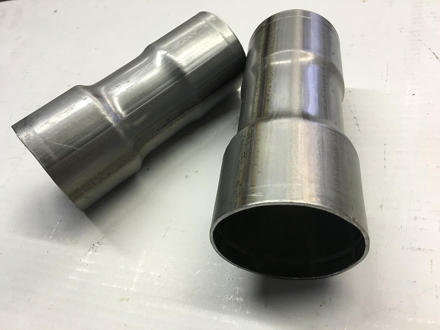 Amazon.com: 2.25" ID to 2.5" ID Stainless Steel Pipe Adapter Pair by ...