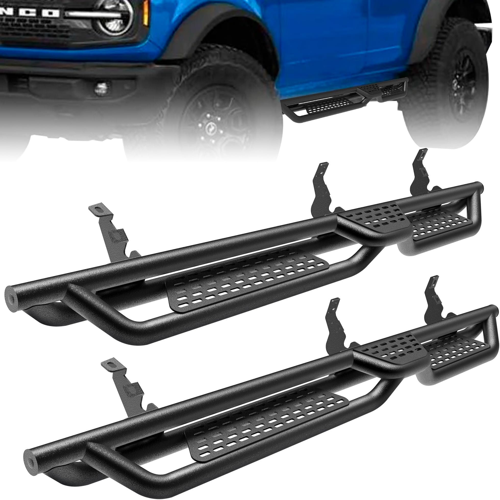 Amazon.com: Peforway Running Boards for Ford Bronco 2021 2022 2023 2024 ...