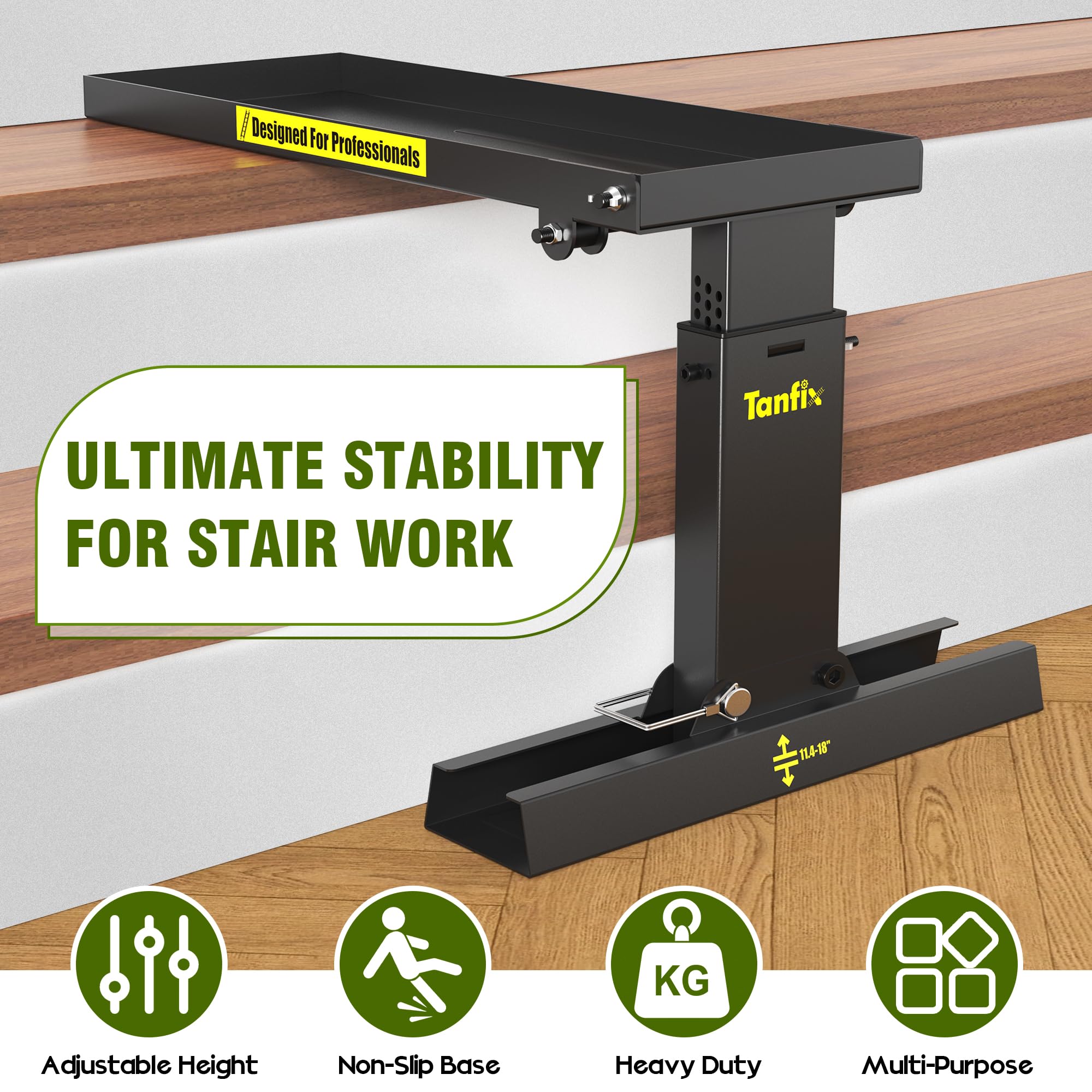 Foldable | Heavy-Duty Ladder Extender Pro, High Strength Steel Material ...