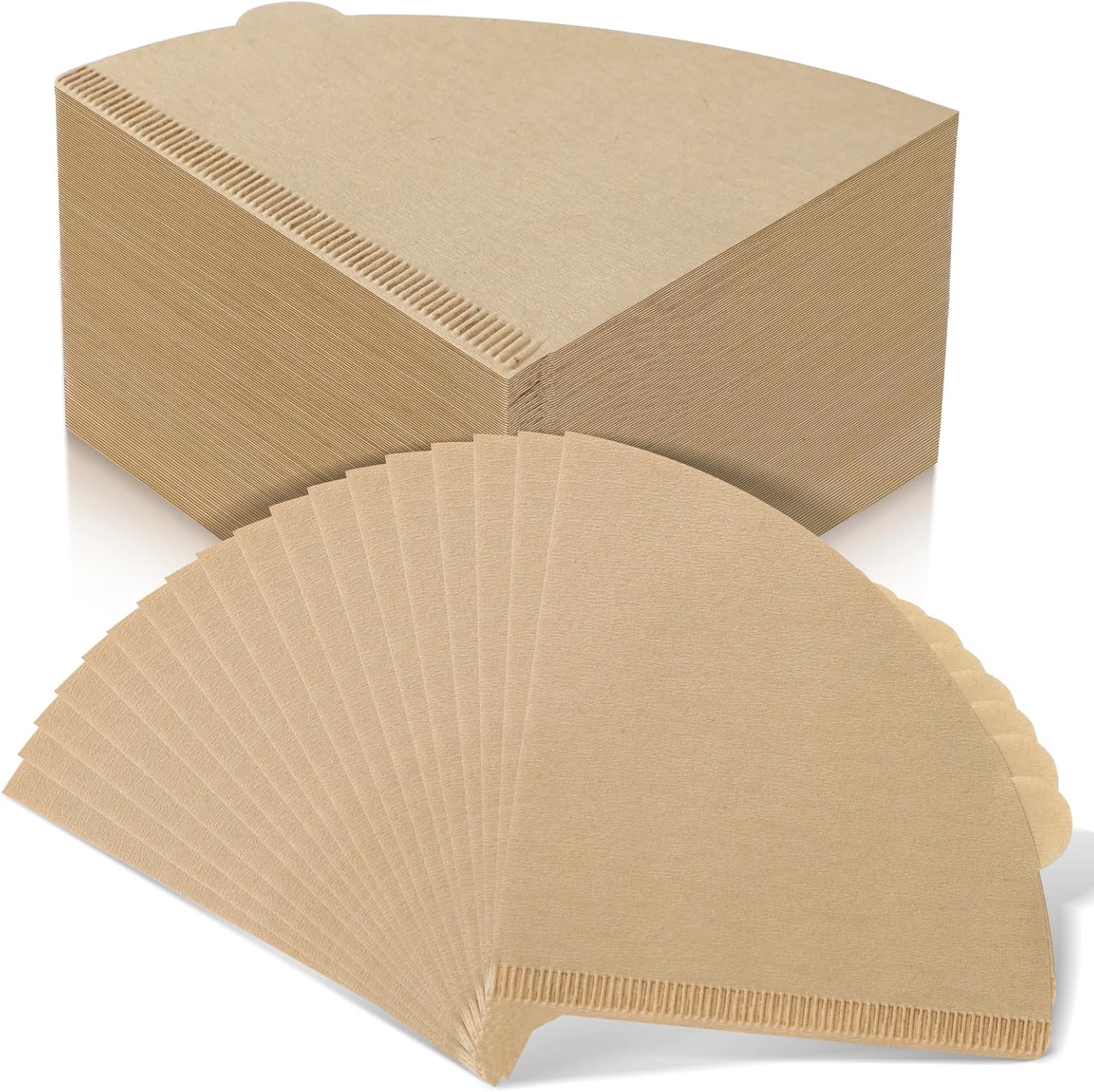 Amazon.com: Cone Coffee Filters Size 02, 200 Count Unbleached Natural ...