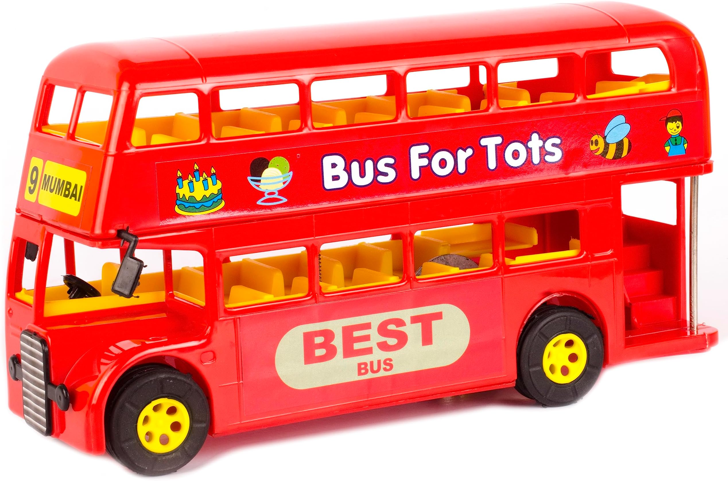 Amisha Gift Gallery® Toys School Bus Toy for Kids - Yellow : Amazon.in ...