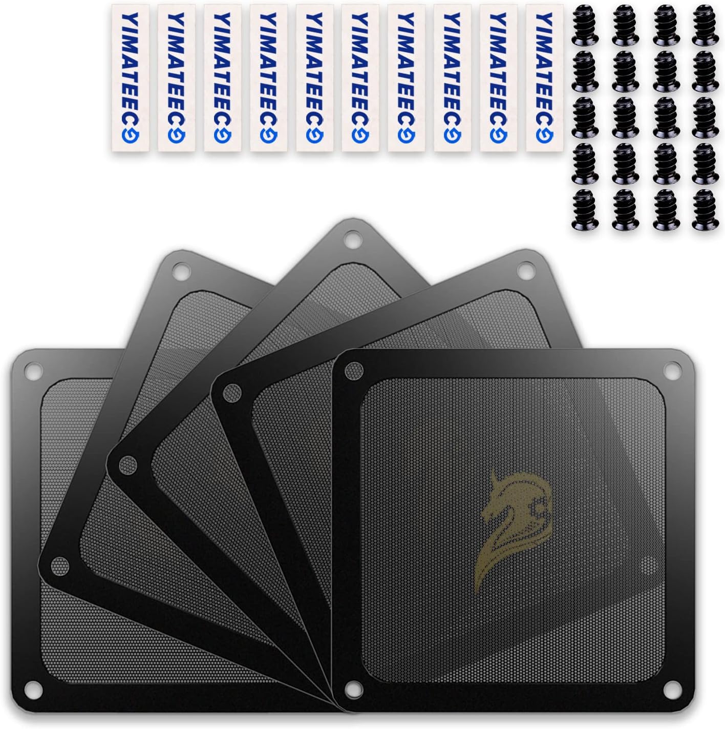 Amazon.com: YIMATEECO 120mm Fan Filter PC Dust Filter Computer Fan ...