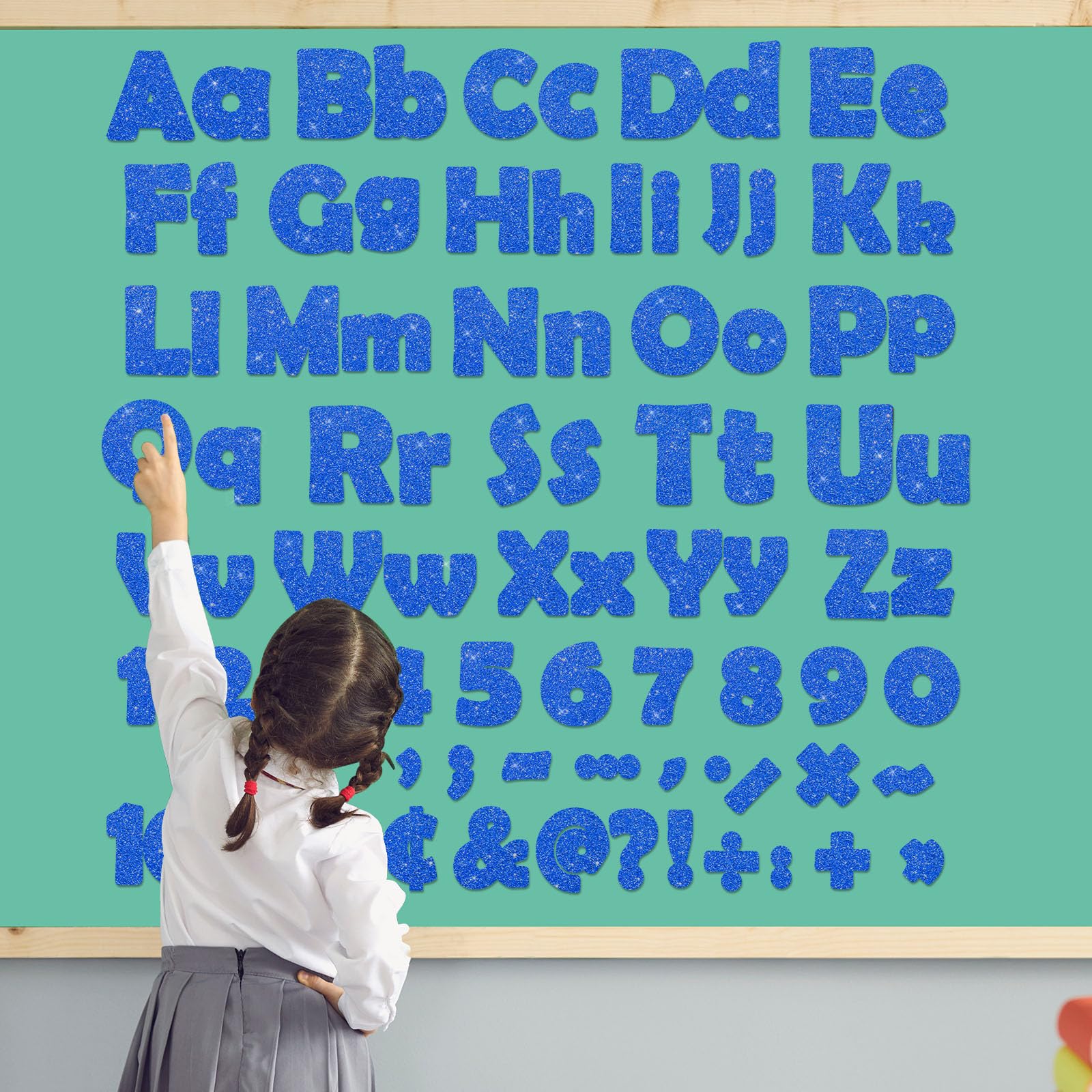 Letters For Poster Board Blue