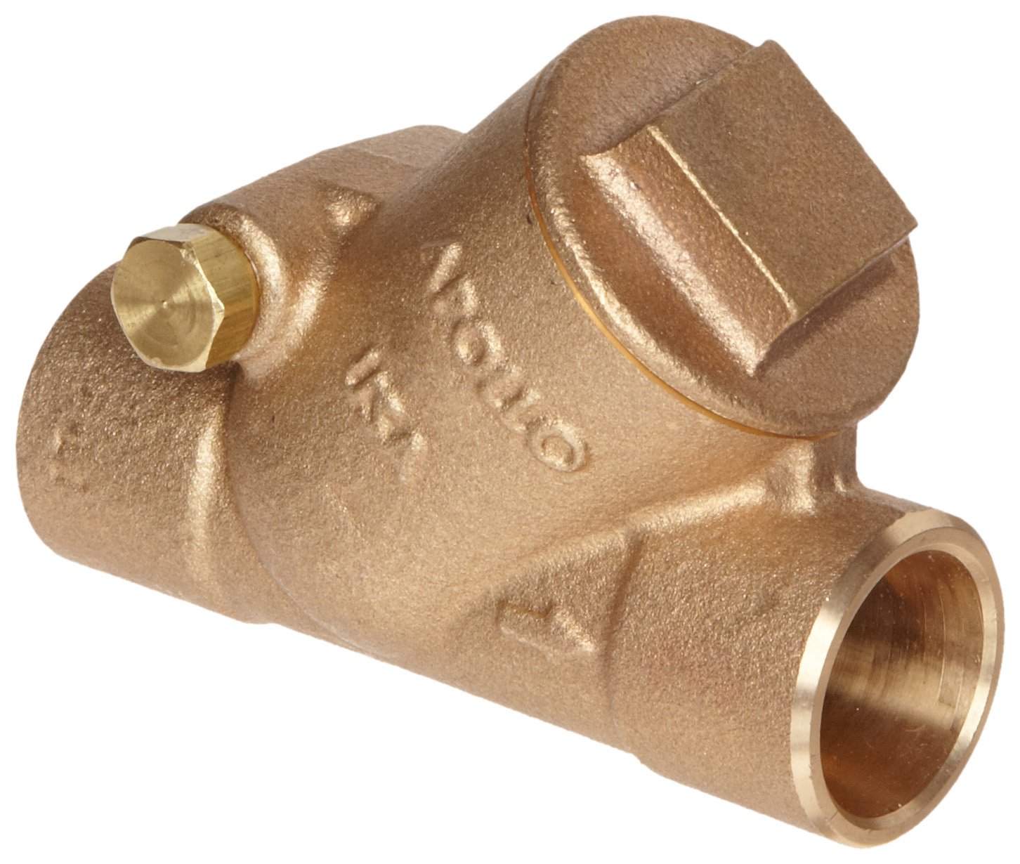 Apollo 161S Series Bronze Swing Check Valve, Class 125, Bronze Seat, 3 ...