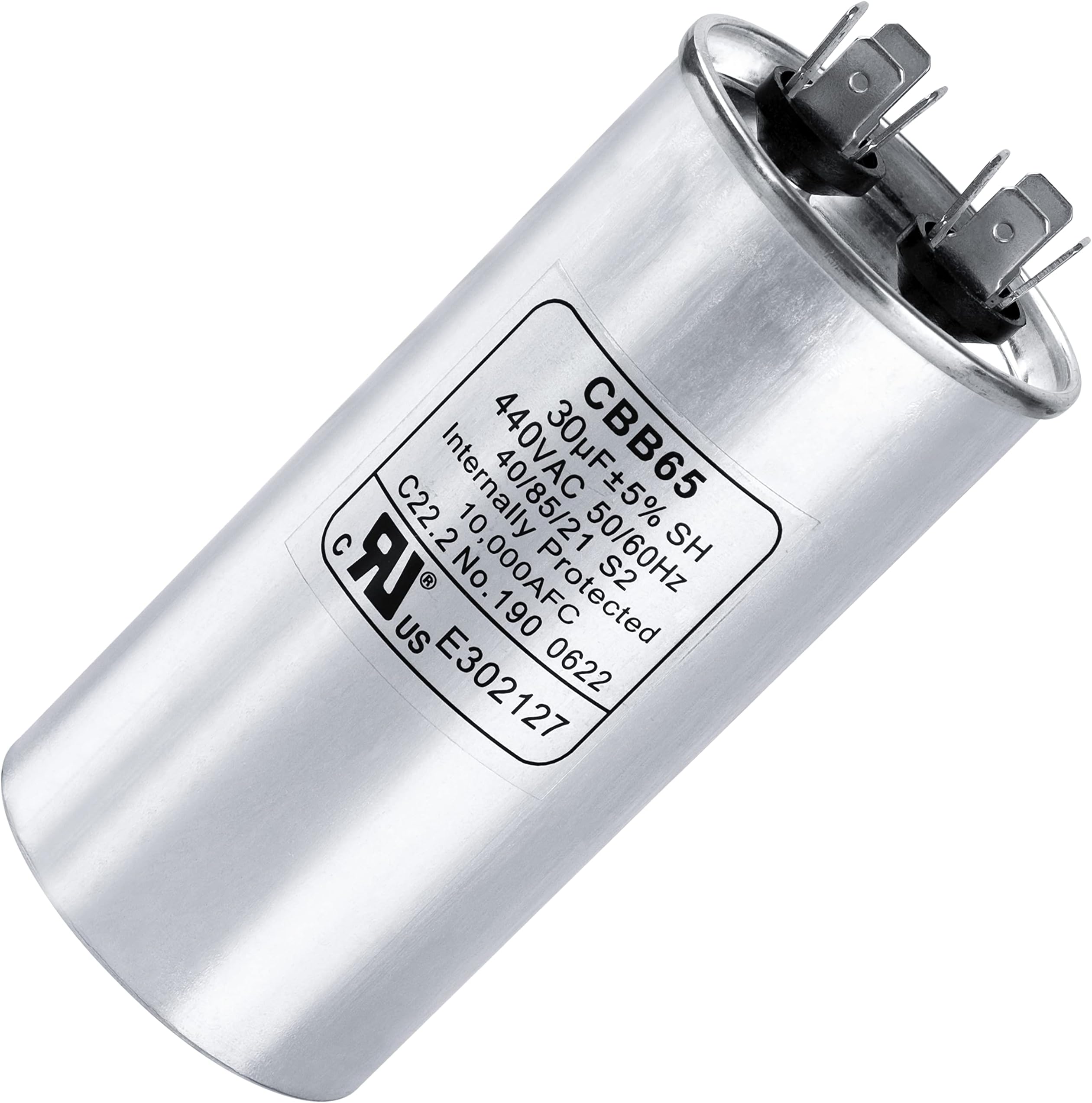 Amazon.com: Original GE/genteq Capacitor Round30/5 uf MFD 370 volt ...