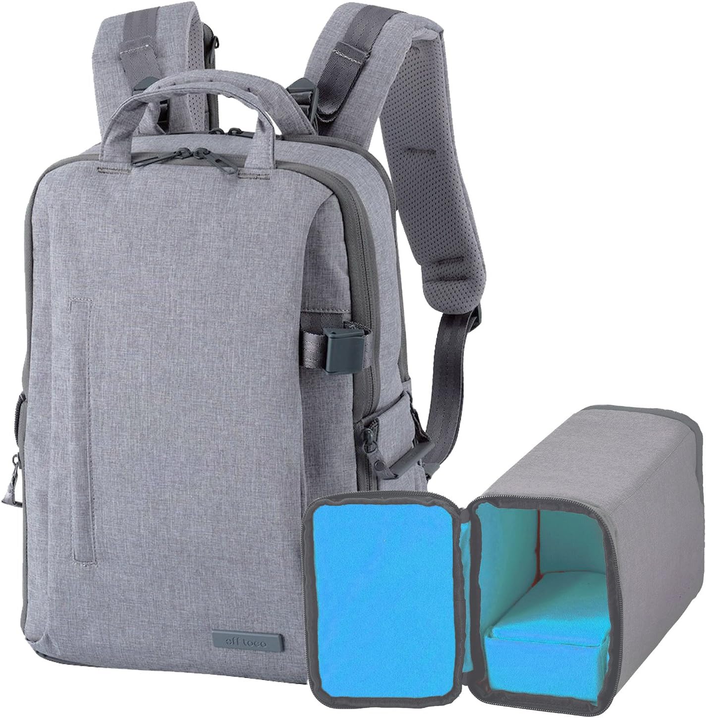 Elecom DGB-S038GY Off Toco S038 2 Style Camera Backpack, Medium, Grey : Amazon.sg: Electronics