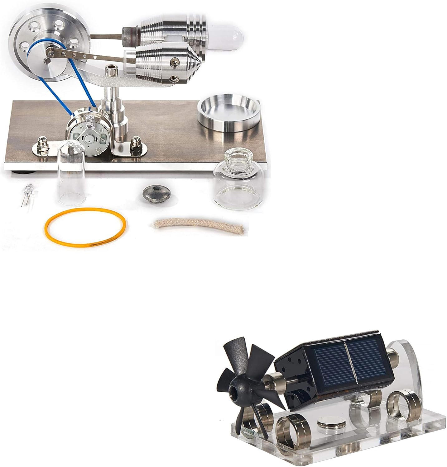 Amazon.com: Sunnytech Hot Air Stirling Engine Motor Model Solar ...