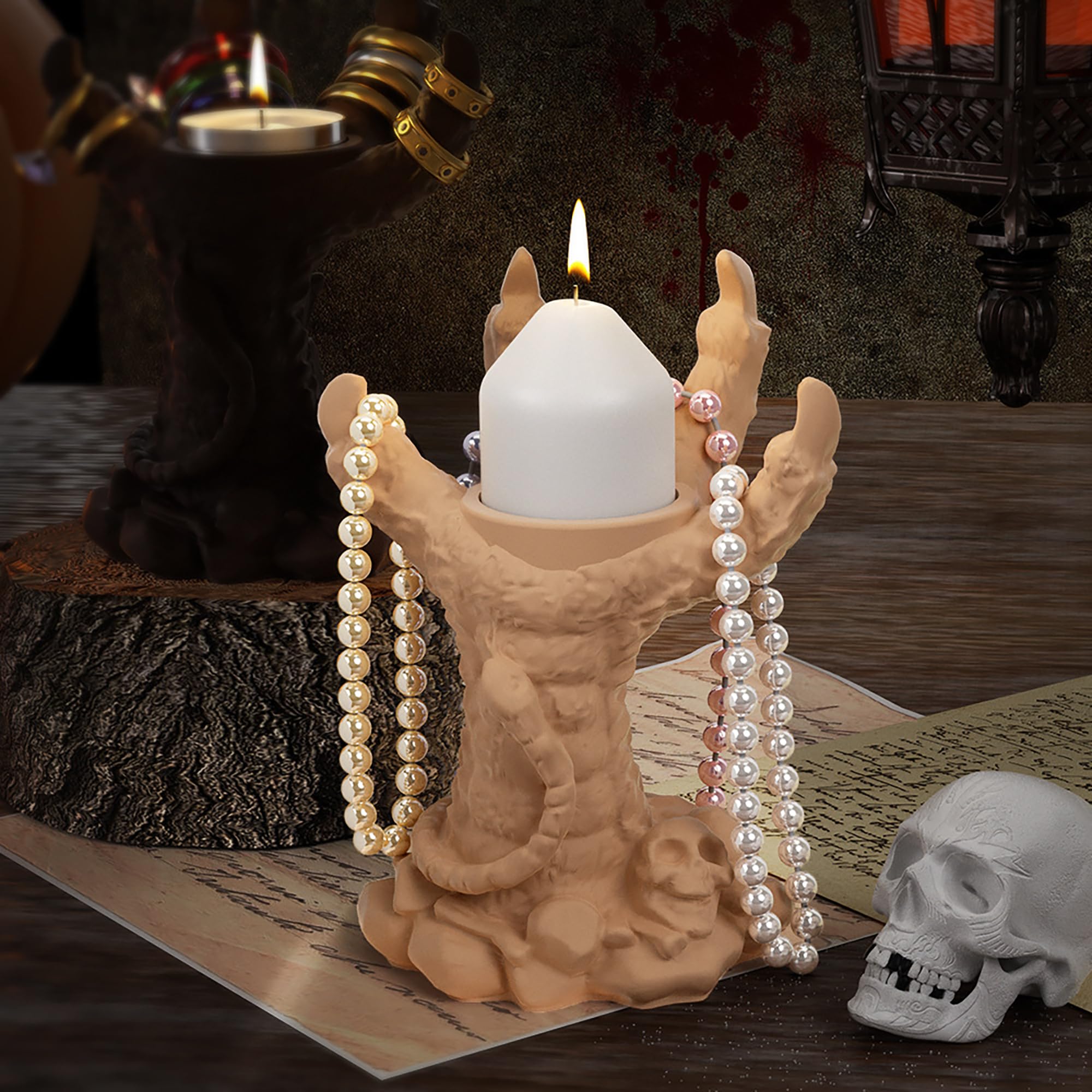 Snapklik.com : Skull Claw Mold - Snake, Ghost, Hand & More - Resin ...