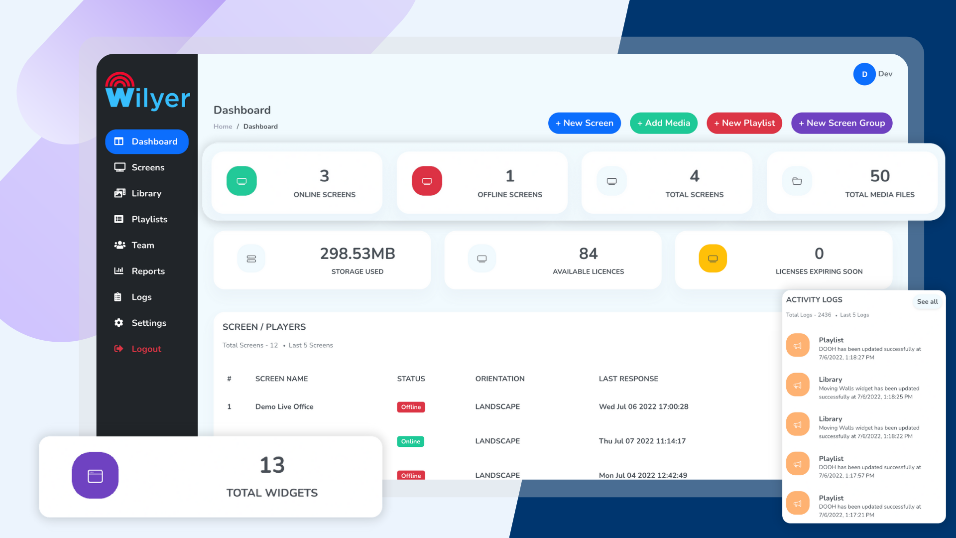 Wilyer Digital Signage Player - App on Amazon Appstore