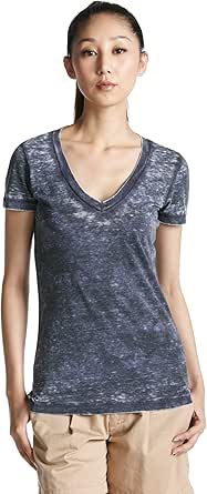 Amazon | (カラーファスト アパレル)colorfast apparel Tシャツ BURNOUT + TIE DYE V-NECK ...