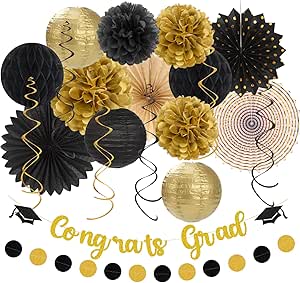 Amazon.com: 2025 Congrats Graduation Party-Decorations Banner-Streamers ...
