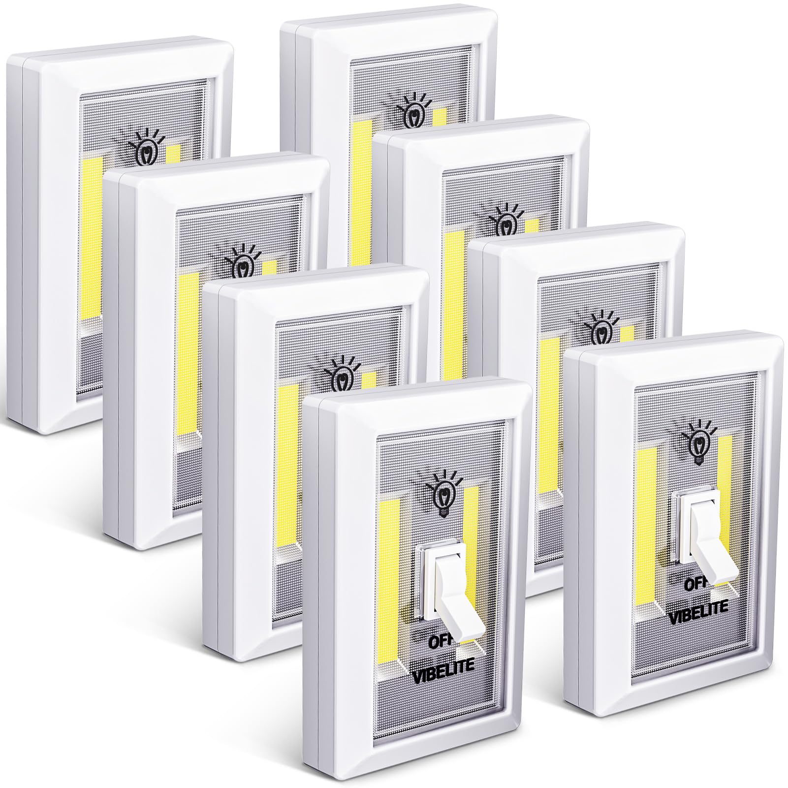VIBELITE Closet Light, Battery Operated Switch Light, Tap Light, Touch ...