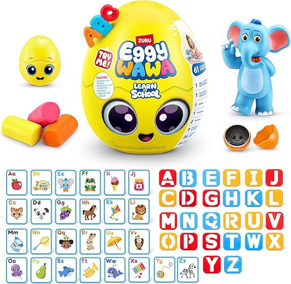 Amazon.com: Eggy Wawa Learn at School by ZURU, Pre-K Interactive Baby ...