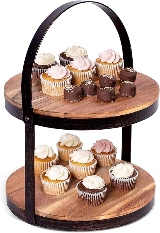 Amazon.com: cake stand two tier